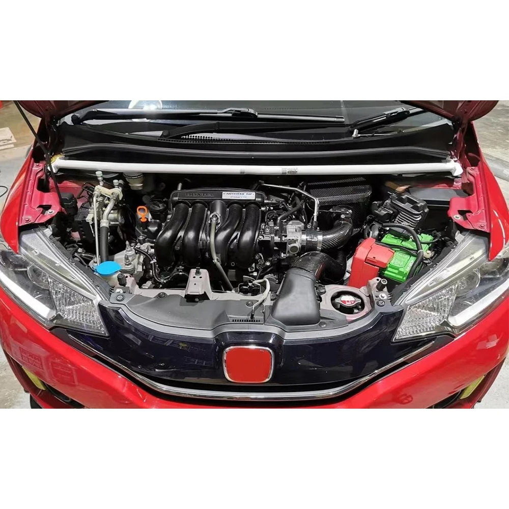 100% настоящая система фильтра на впуске холодного воздуха из углеродного волокна для Honda Fit ...