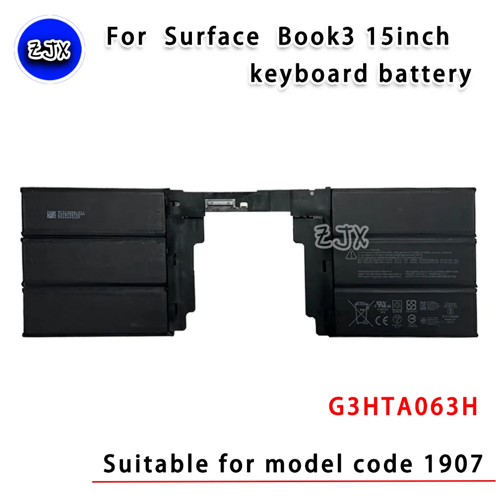 For Microsoft Surface Book3 15inch Keyboard Battery 1907 Laptop Battery ...