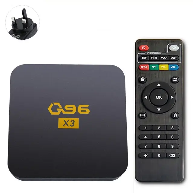 Q96 X3 Smart TV Box Android 13 Allwinner H313 Quad Core 6K HDR UHD 8GB 128GB 2.4G WIFI Media ...