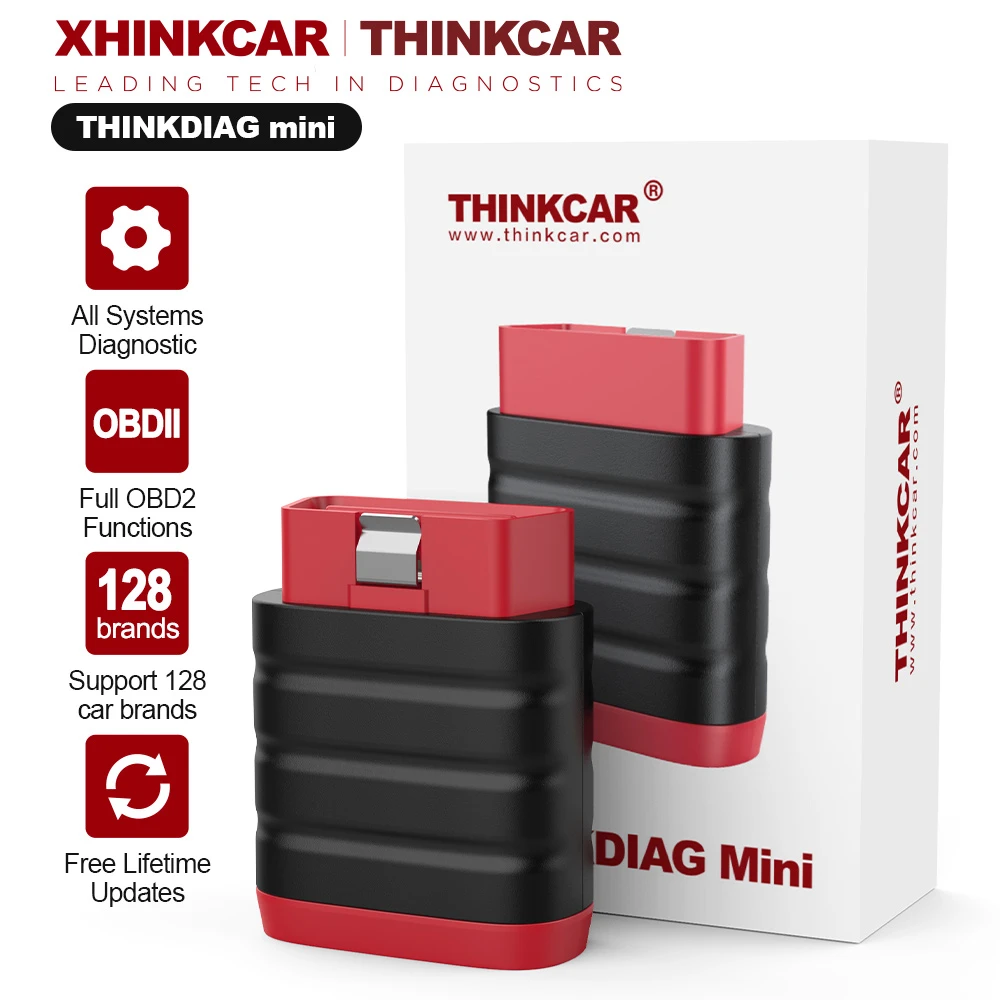 THINKCAR Thinkdiag mini Code Reader OBD2 Scanner All System Diagnosis ...