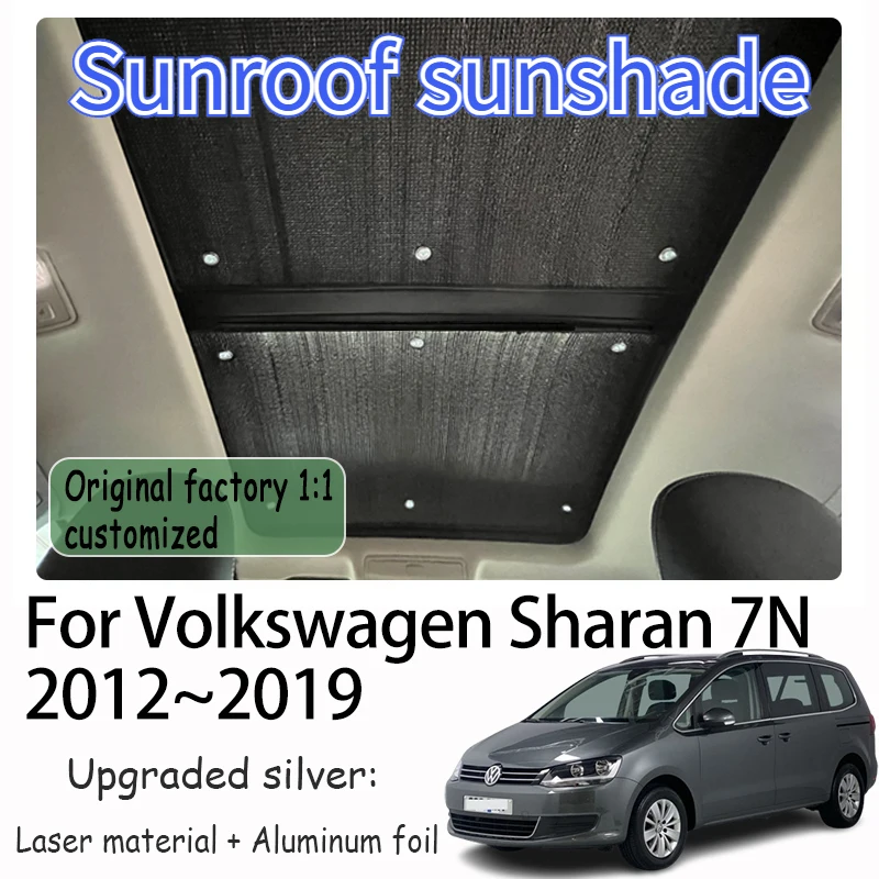 Car Sunroof Sunshade For For Volkswagen Sharan 7N 2012~2019 2018 Roof ...
