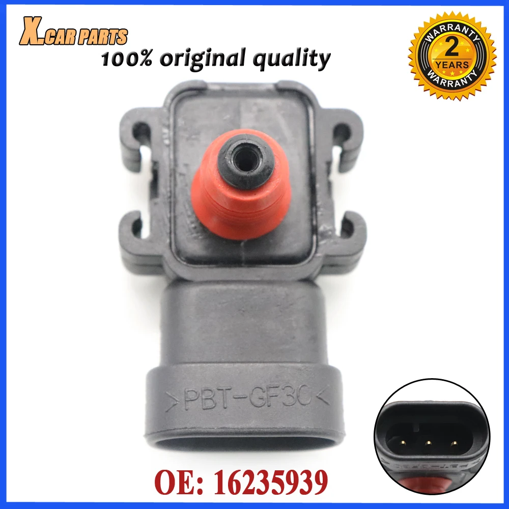 Car Intake Manifold Absolute Pressure MAP Sensor 16235939 For Opel ...