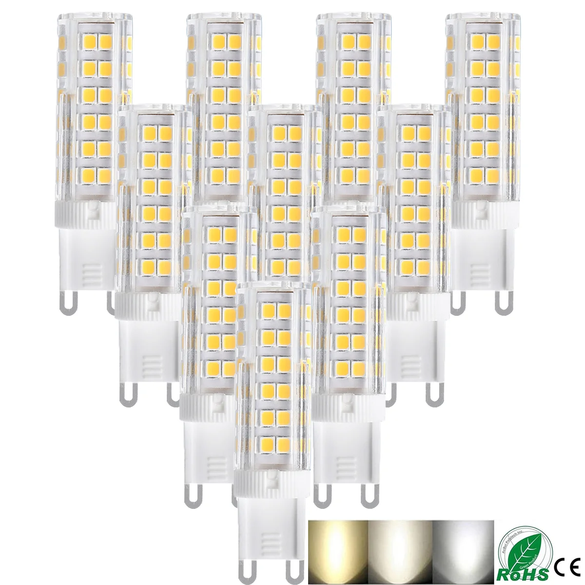 10X Super Bright G9 7W 9W 12W 15W Ceramics LED Corn Bulb Capsule ...