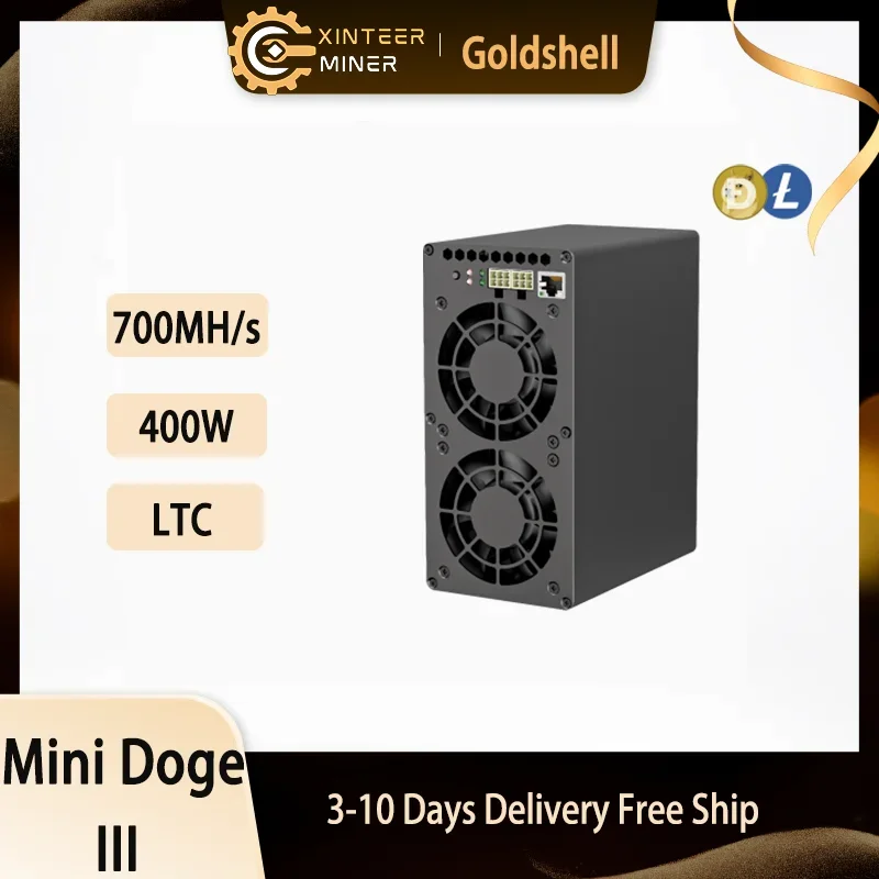 NEW-GoldShell-MINI-DOGE-III-Support-LTC-and-Doge-Coin-Miner-Mindoge-3 ...