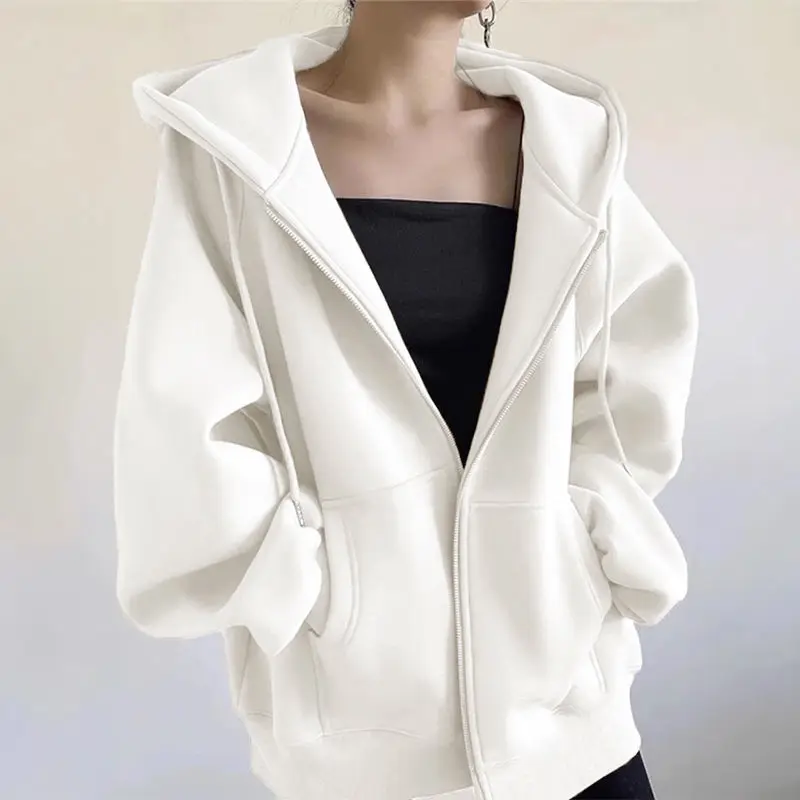 Pure-Cotton-Silver-Fox-Hoodies-Women-Clothes-High-Street-Fashion-Hip ...