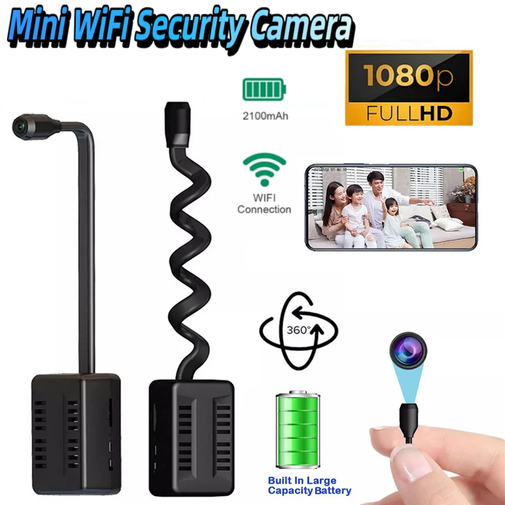 Wireless Mini Camera with 1080P HD Video and Night Vision Perfect for ...