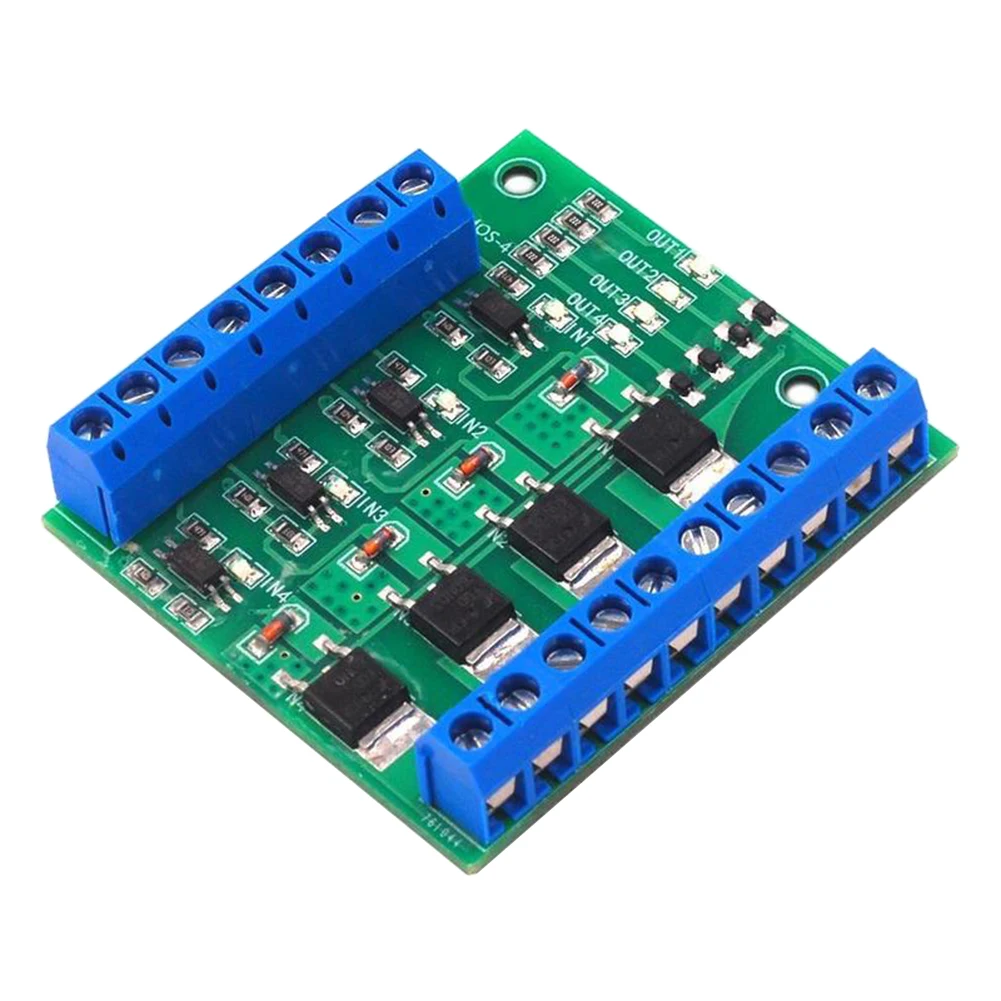 10A-Optocoupler-Isolation-DC-PLC-Amplifier-Board-Driver-4-Channel ...