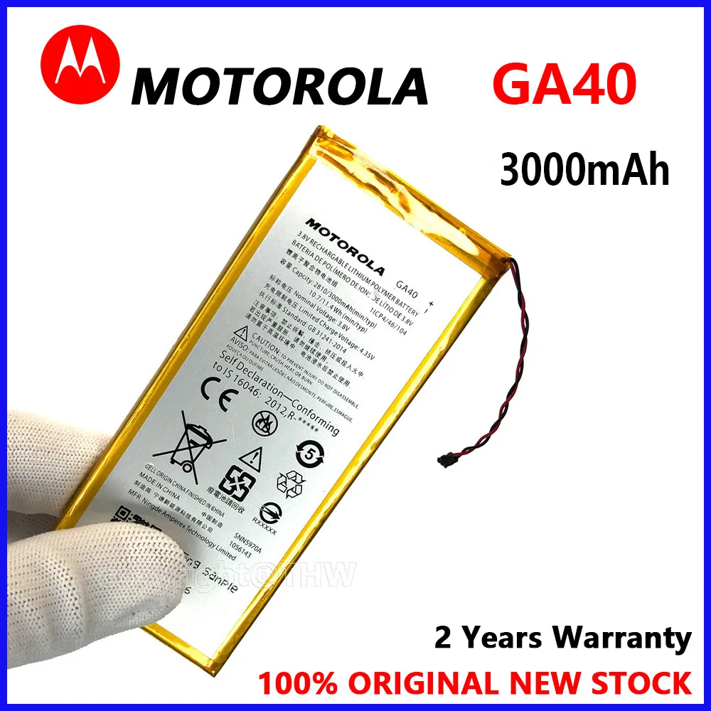 Motorola 100% Original 3000mAh GA40 Battery For Motorola Moto G4 /G4 ...