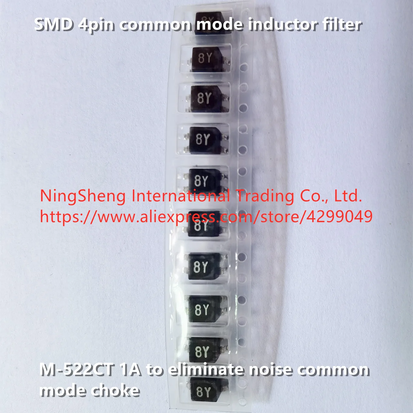 Original-new-100-SMD-4pin-common-mode-inductor-filter-M-522CT-1A-to ...