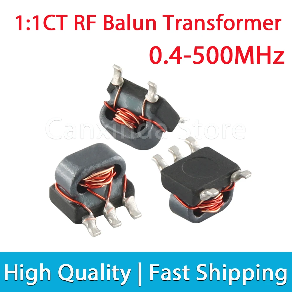 2-5-10pcs-TC1-1T-RF-Balun-Transformer-0-4-500MHz-1-1CT-Impedance-50 ...