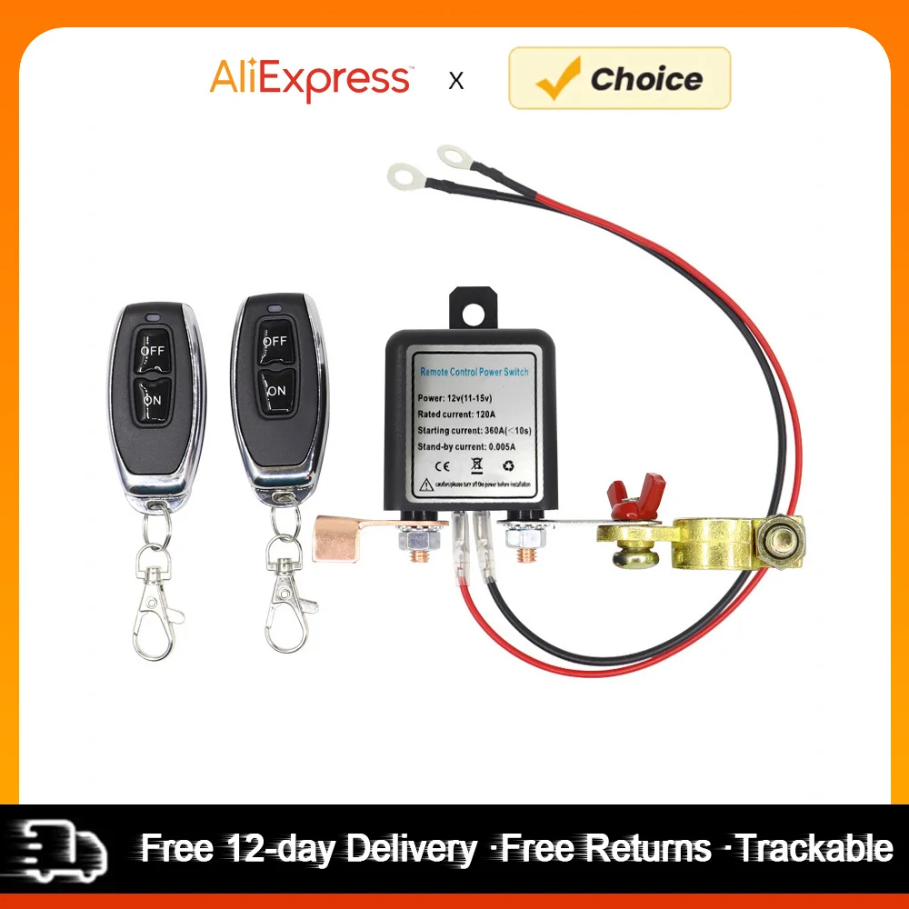 12-V-Car-Battery-Relay-Wireless-Remote-Battery-Disconnect-Switch ...