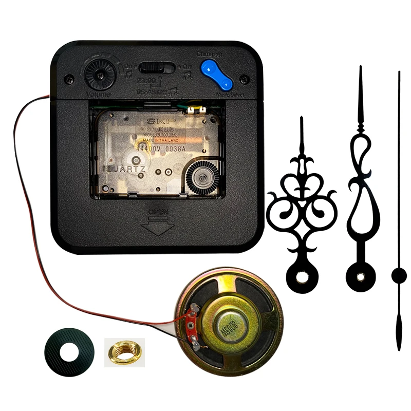 Clock-Mechanism-With-Needles-SKP-Trigger-Movement-Music-Chime-Horn-And ...