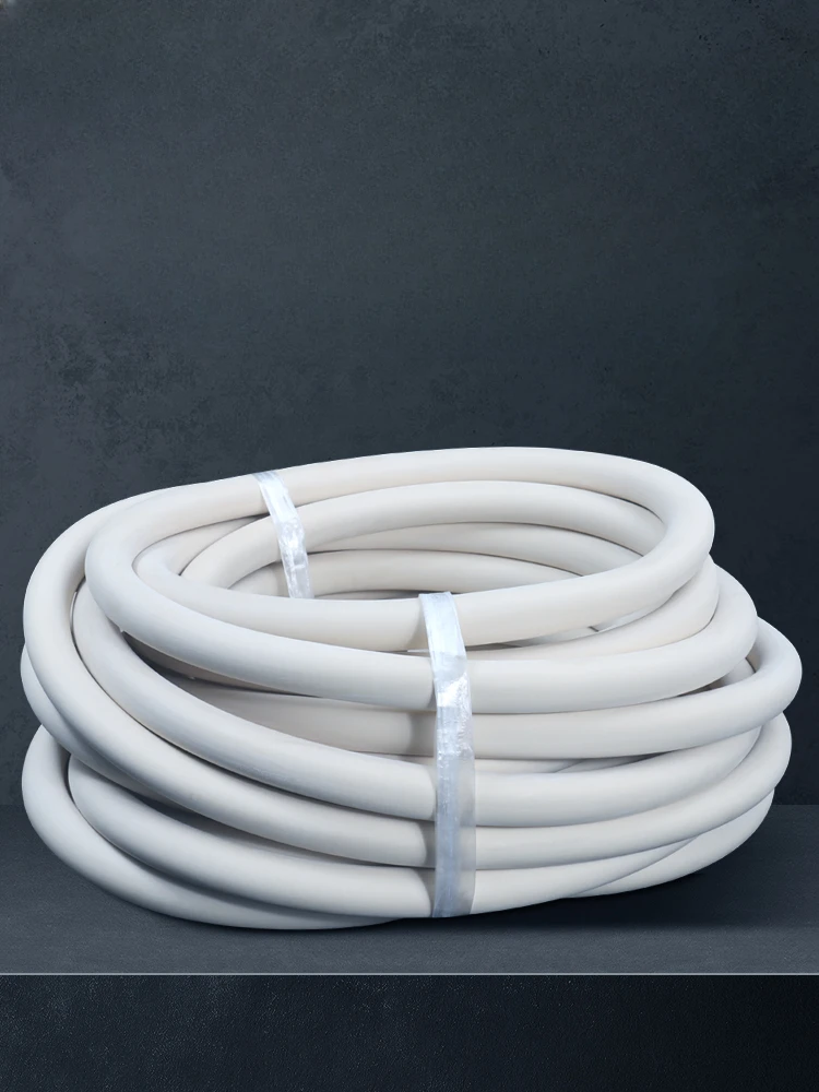 Soft-White-Rubber-Hose-Heat-Resistant-Wear-Resistant-Oil-Resistant-High ...