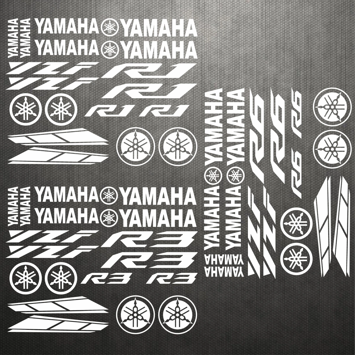 Vinyl-Yamaha-R1-R3-R6-Logo-Sticker-Motorcycle-Decals-Helmet-Waterprooof ...