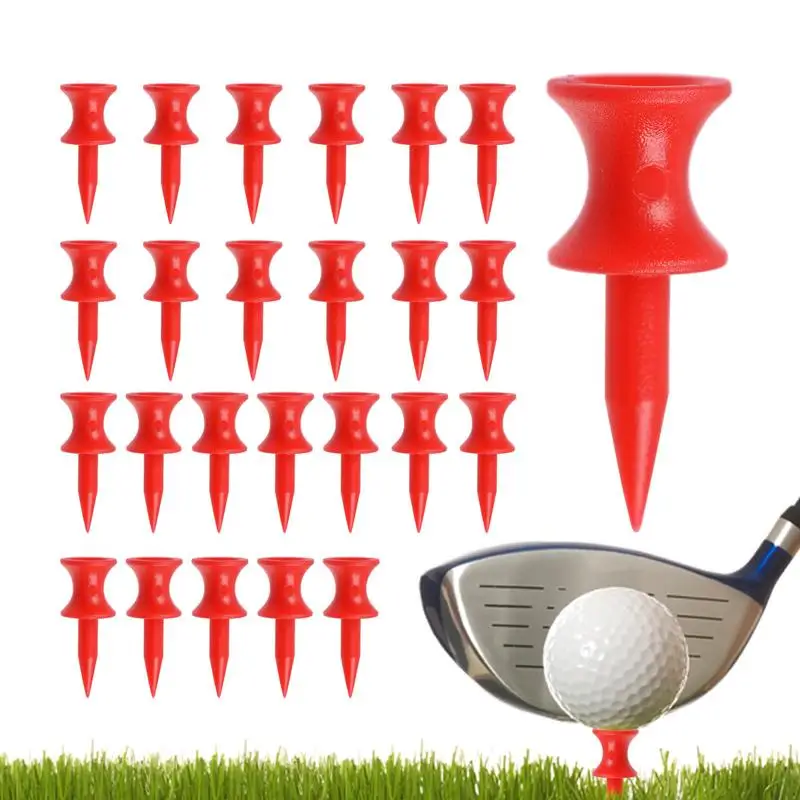 Short-Golf-Tees-25pcs-Anti-Slice-Putting-Green-Outdoor-Balls-Golf ...