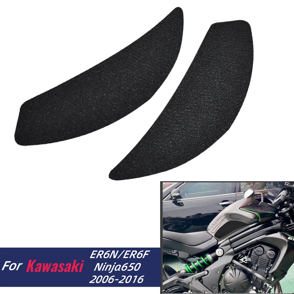 ER6N ER6F Ninja650 Tank Traction Side Pad Gas Fuel Knee Grip Decal For ...