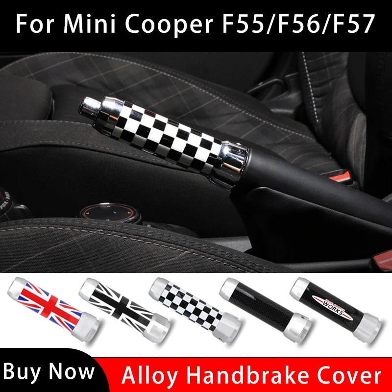 Car-HandBrake-Grips-Lever-Decoration-Cover-For-Mini-One-Cooper-D-SD-JCW ...
