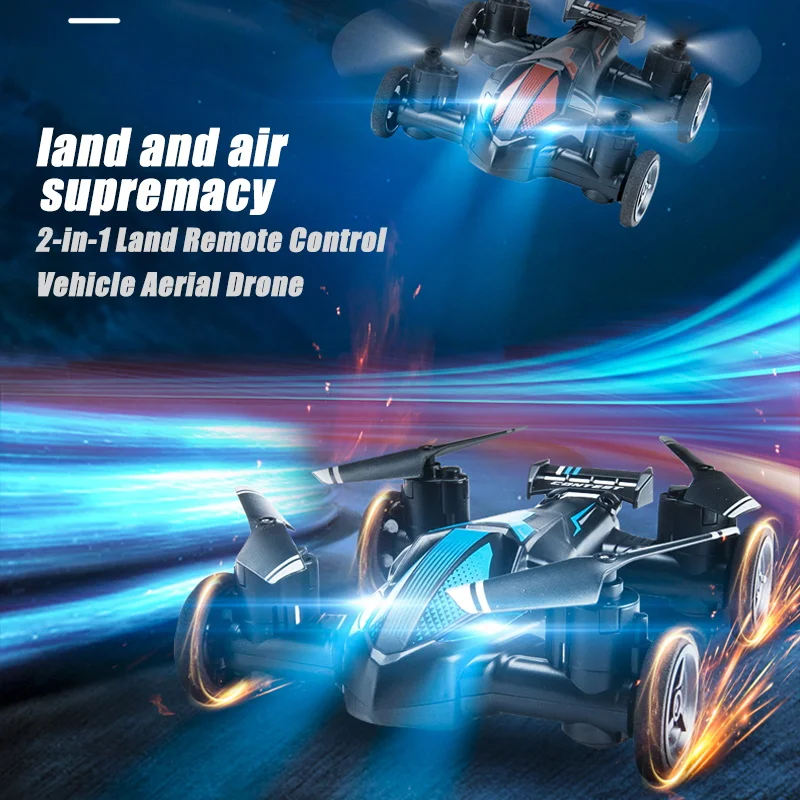 New-JJRC-Land-Air-Mini-Drone-Plane-Aircraft-Dual-Mode-Mini-Four-Axis ...
