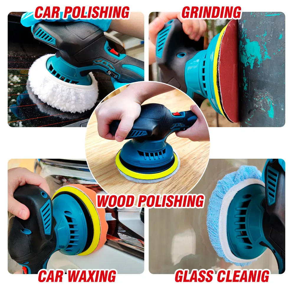 Cordless Mini 12V Electric Car Polisher | EttaGadgets