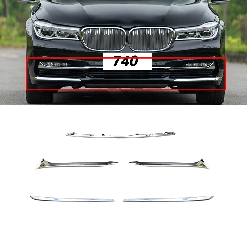 Front-Bumper-Foglight-Grille-Impact-Upper-Lower-Trim-for-BMW-7-G11-G12 ...
