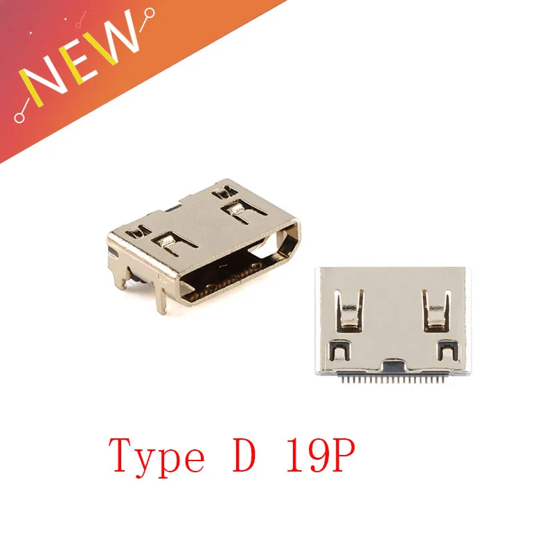 2-10Pcs-MICRO-HDMI-female-USB-connector-type-D-19P-SMD-plug-high ...