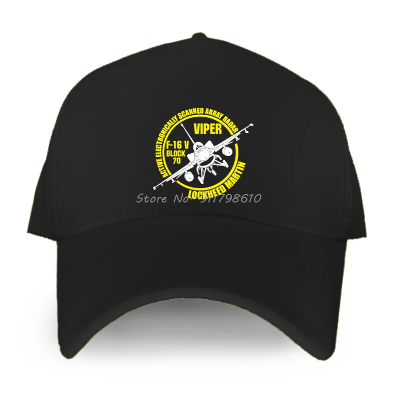 F-16-Viper-Fighting-Falcon-with-AESA-Radar-Baseball-Cap-Men-s-Caps ...