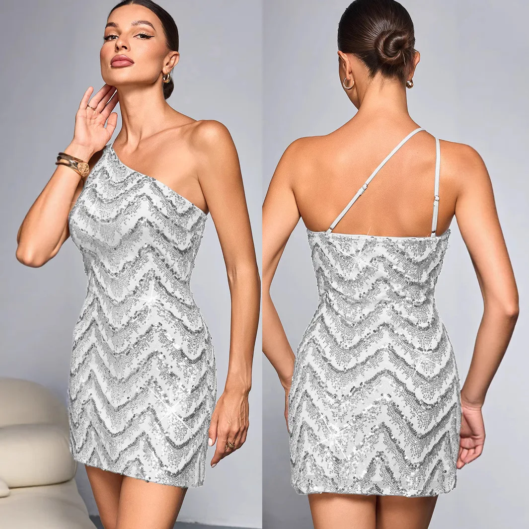 Summer Short Dress Women Sexy Fashion Cocktail Backless Slim Prom Dress ...
