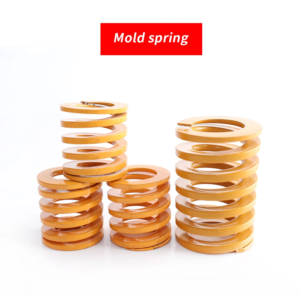Outer Diameter 6~25mm Yellow Extremely Light Load Mold Spring Alloy ...