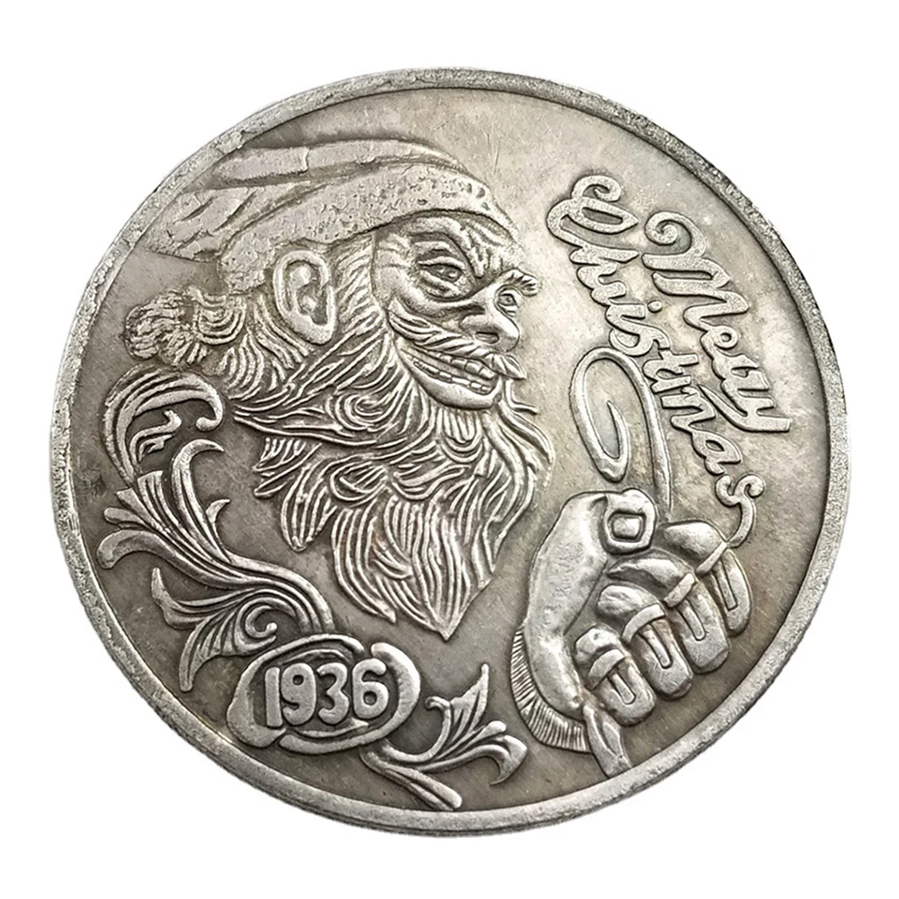 America-1936-Wanderer-Coin-Holding-a-Torch-And-Santa-Claus-Pattern ...