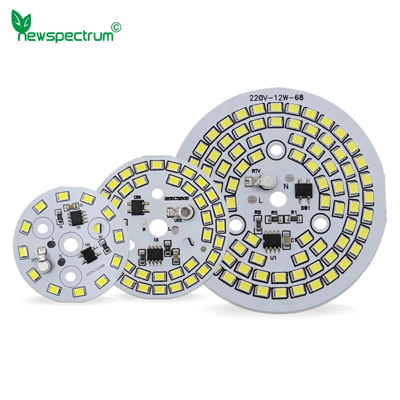 AC 220V-240V DOB LED Chip SMD2835 Driverless 5W 7W 9W 12W Round Light ...