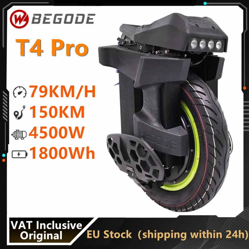 Original-Begode-T4-Pro-Electric-Unicycle-100-8V-1800Wh-50E-Battery ...