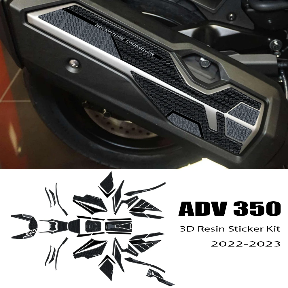 For-HONDA-ADV350-ADV-350-Sticker-Accessories-Motorcycle-3D-Resin-Epoxy ...