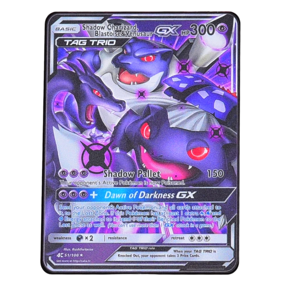 Pokemon Black Charizard Card