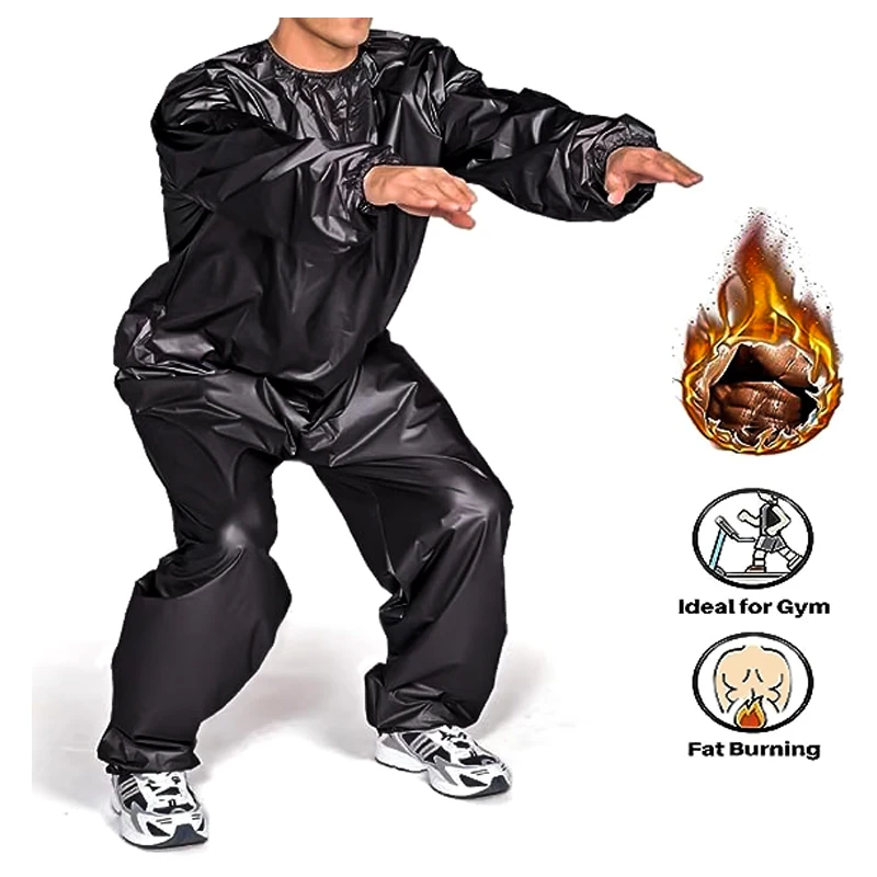 Sauna Accessories WARX Heavy Duty Sauna Sweat Suit - Nylon PVC Anti-Rip ...