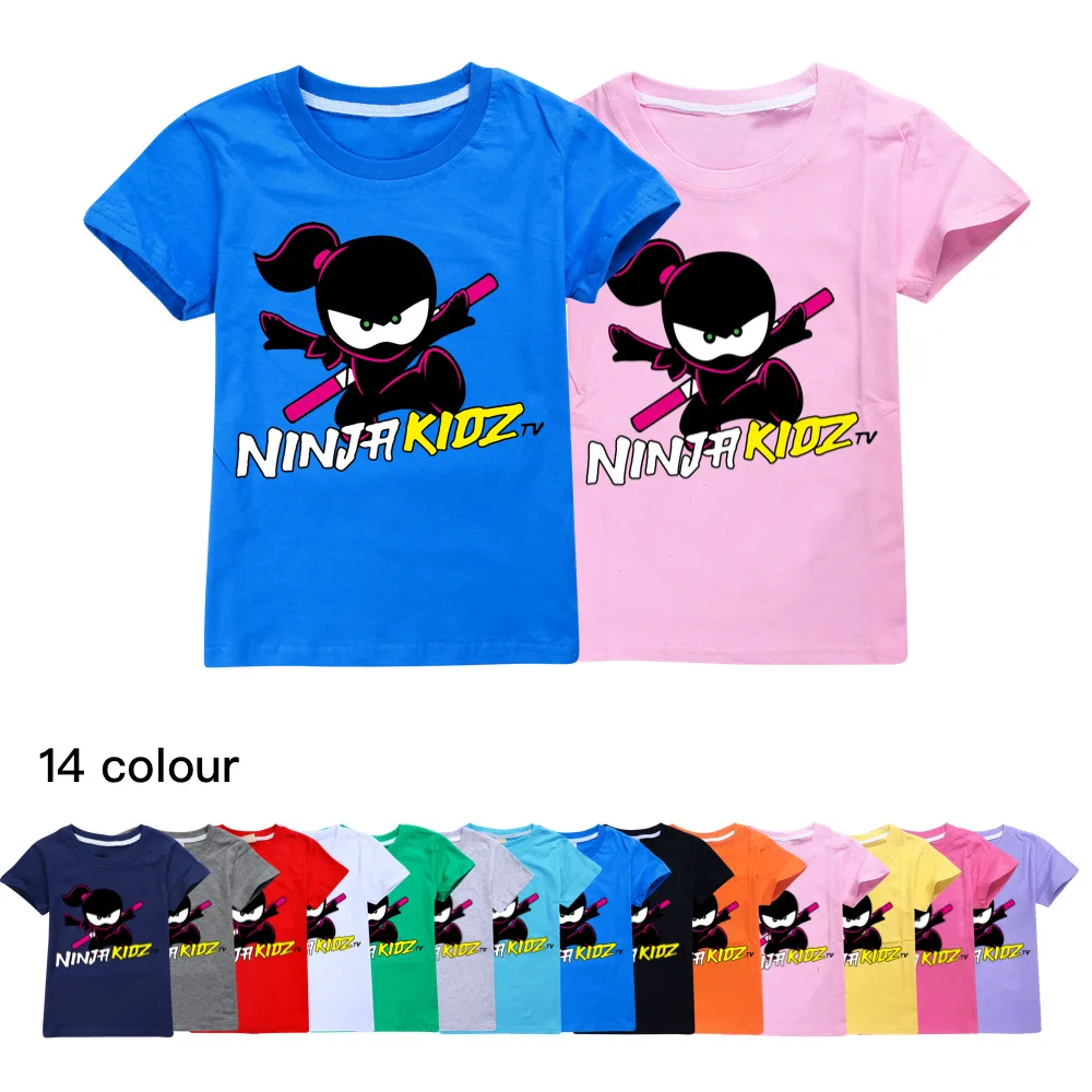 NINJA-KIDZ-Kids-Clothes-Summer-Boys-Fashion-Short-Sleeve-T-Shirt-boys ...