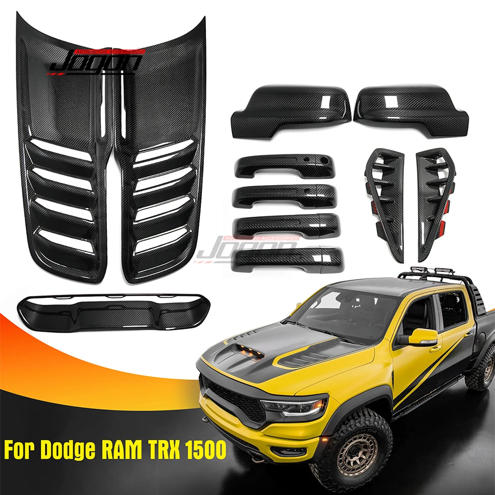 Carbon-Fiber-Exterior-Trim-For-Dodge-Ram-TRX-1500-2500-2019-2023-Car ...