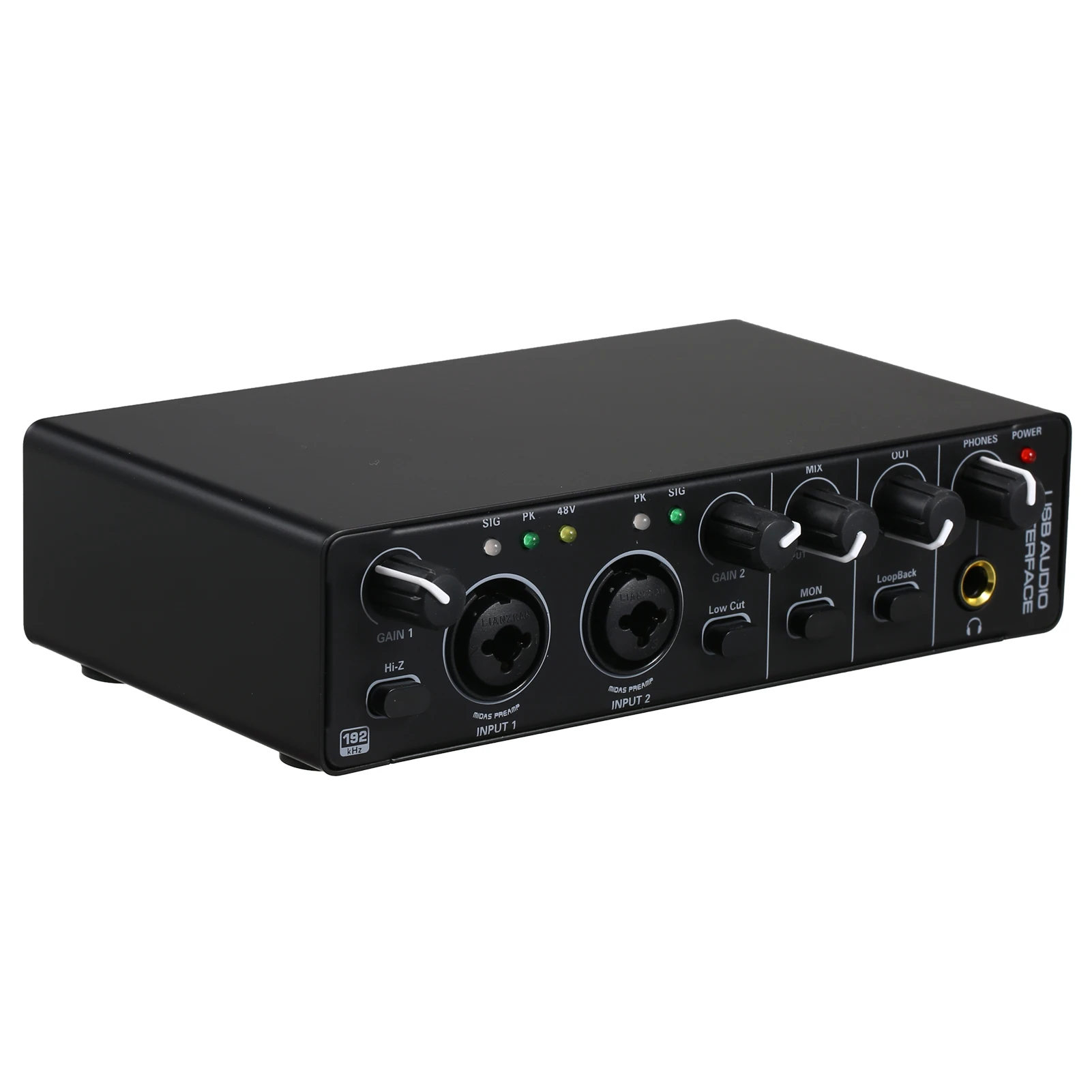 USB-Audio-Interface-Sound-Card-Multifunctional-Portable-Audio-Interface ...