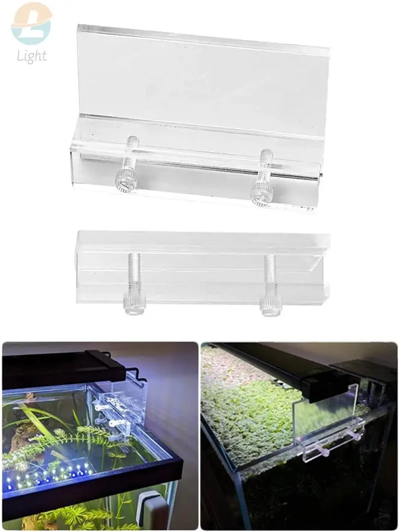 2PCS-Aquarium-LED-Light-Stand-Holder-For-Fish-Tank-Plant-Lamp-Acrylic ...