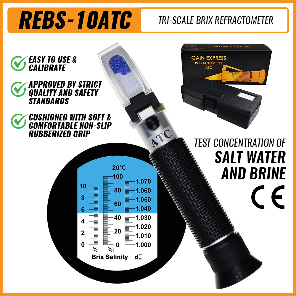 Salinity-Meter-Refractometer-Tri-Scale-ATC-0-100-ppt-Salinity-Range-0 ...