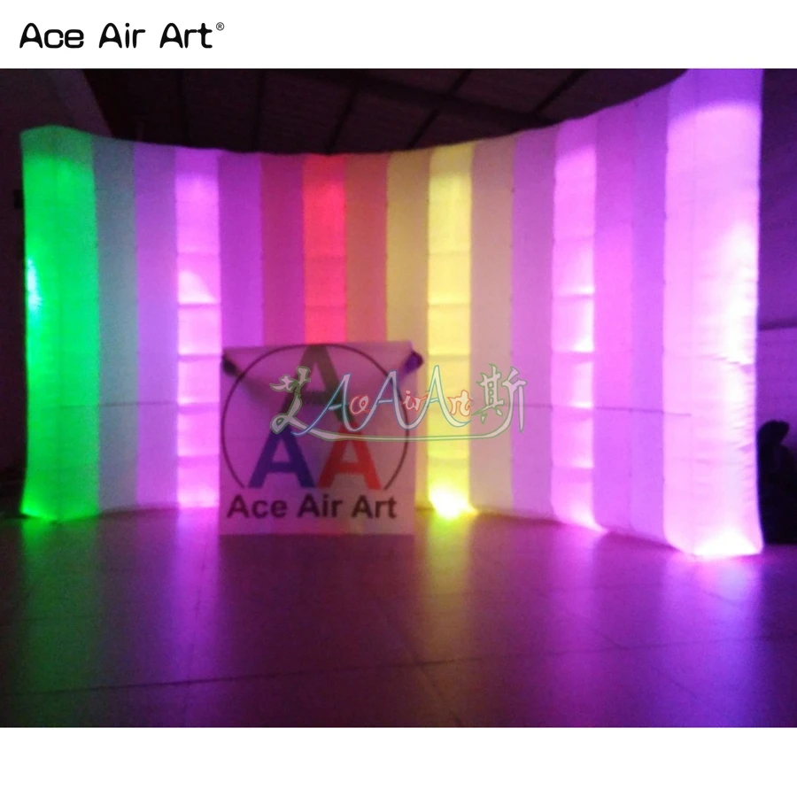 Popular Item Light Curve Inflatable Led Wall For Office, Trade Show,dj ...
