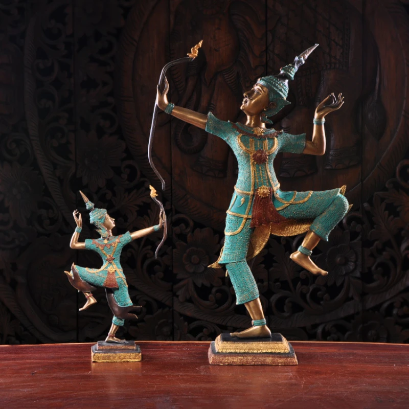 Thailand-Copper-Crafts-Copper-Curved-Bow-Shooting-Day-Decoration-Set ...