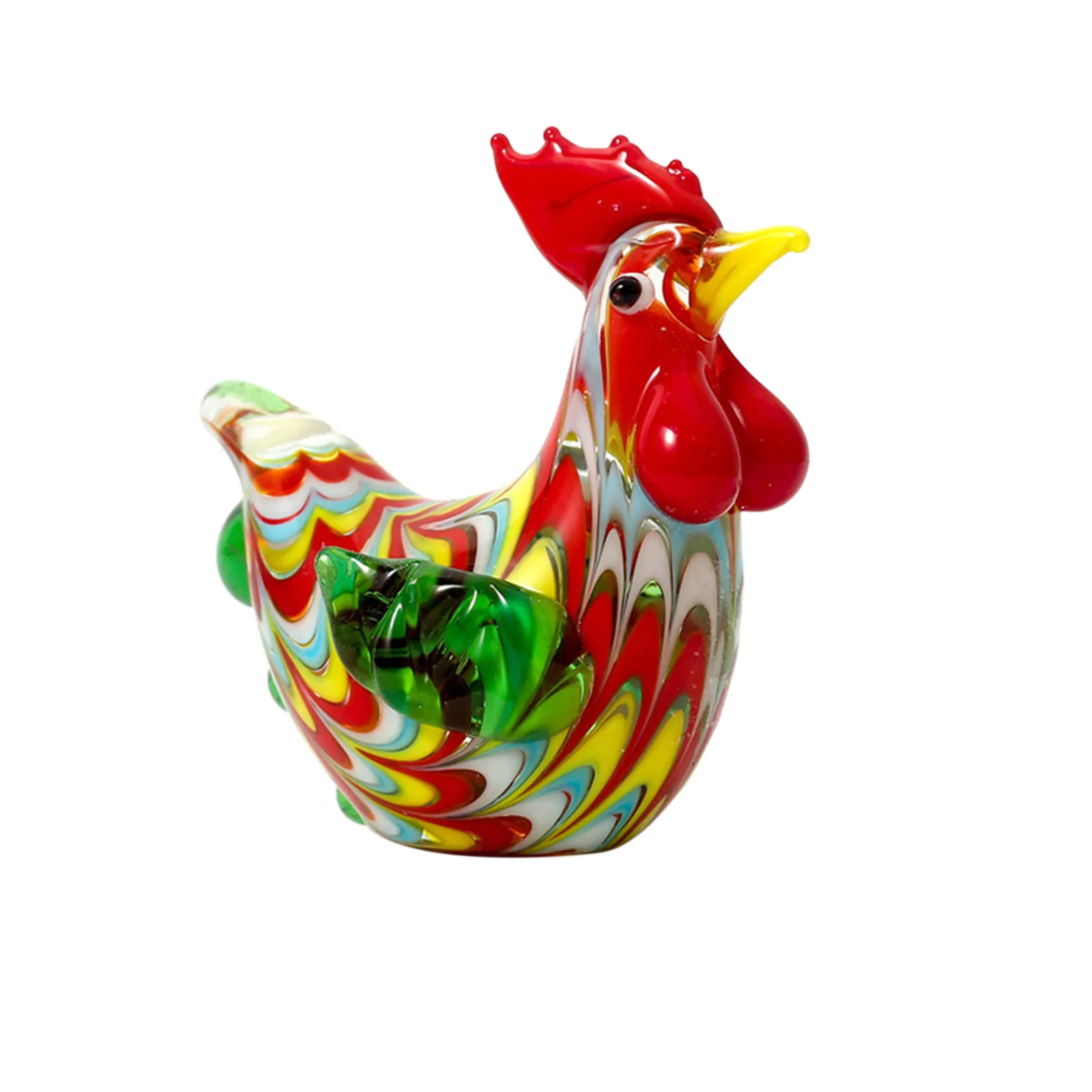 Creative-Chick-Rooster-Glass-Beads-Colorful-Animal-Desktop-Ornaments ...