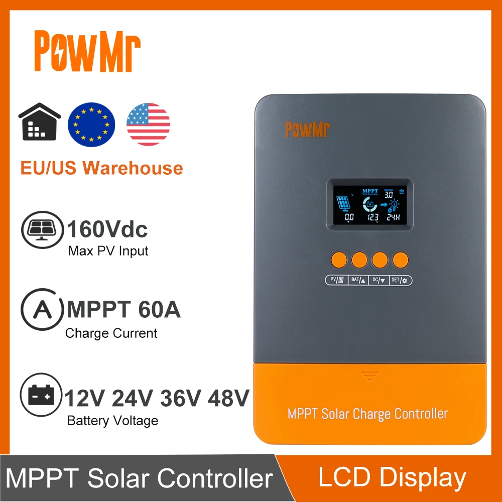 PowMr-controlador-de-carga-Solar-MPPT-regulador-autom-tico-de-Panel ...
