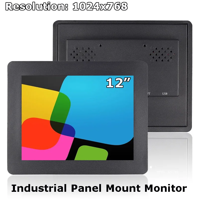 12-Inch-4-3-1024-768-Panel-Mount-Industrial-Grade-Resistive-Capacitive ...