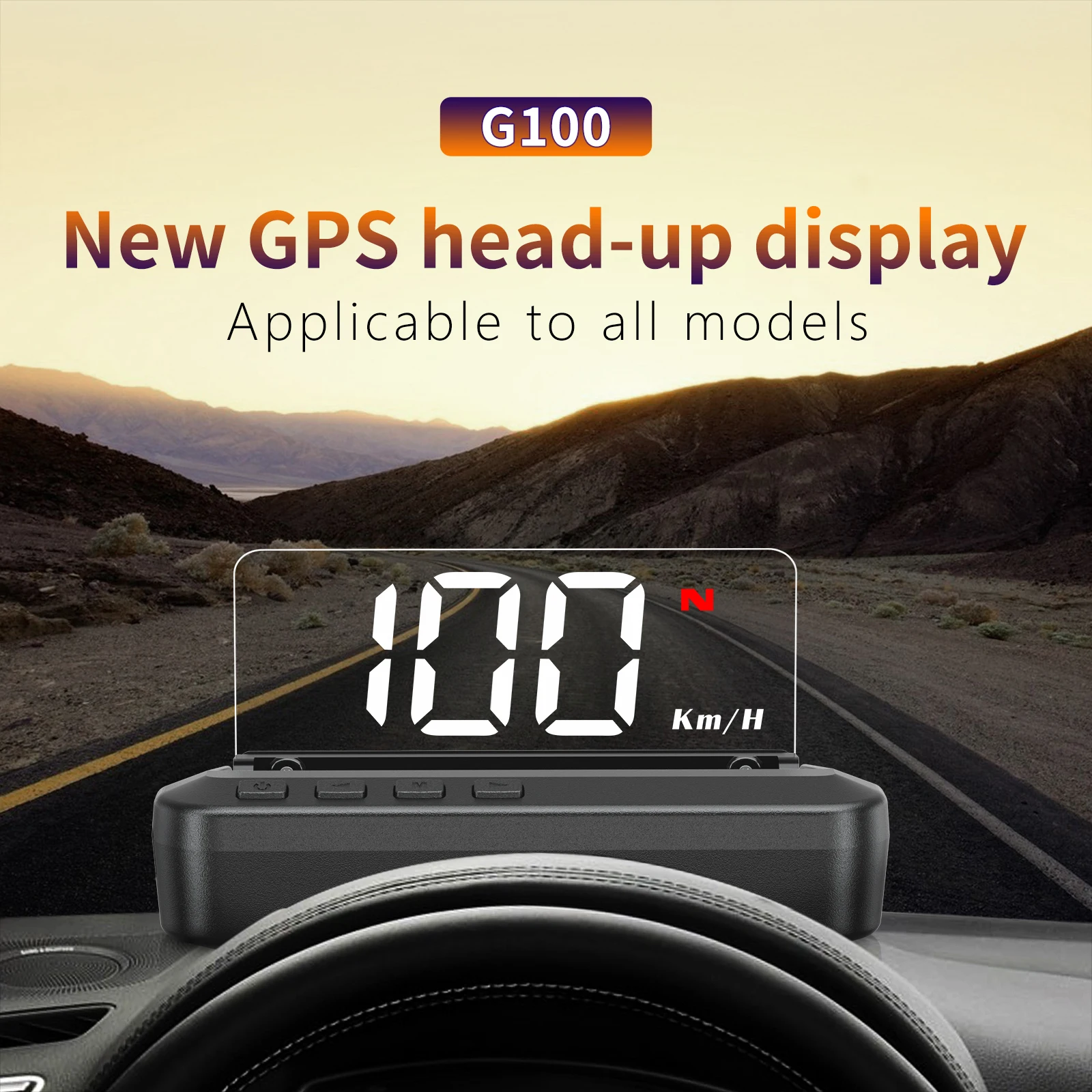 WYING-G100-GPS-Compact-Reflector-Display-HUD-Auto-Electronic ...