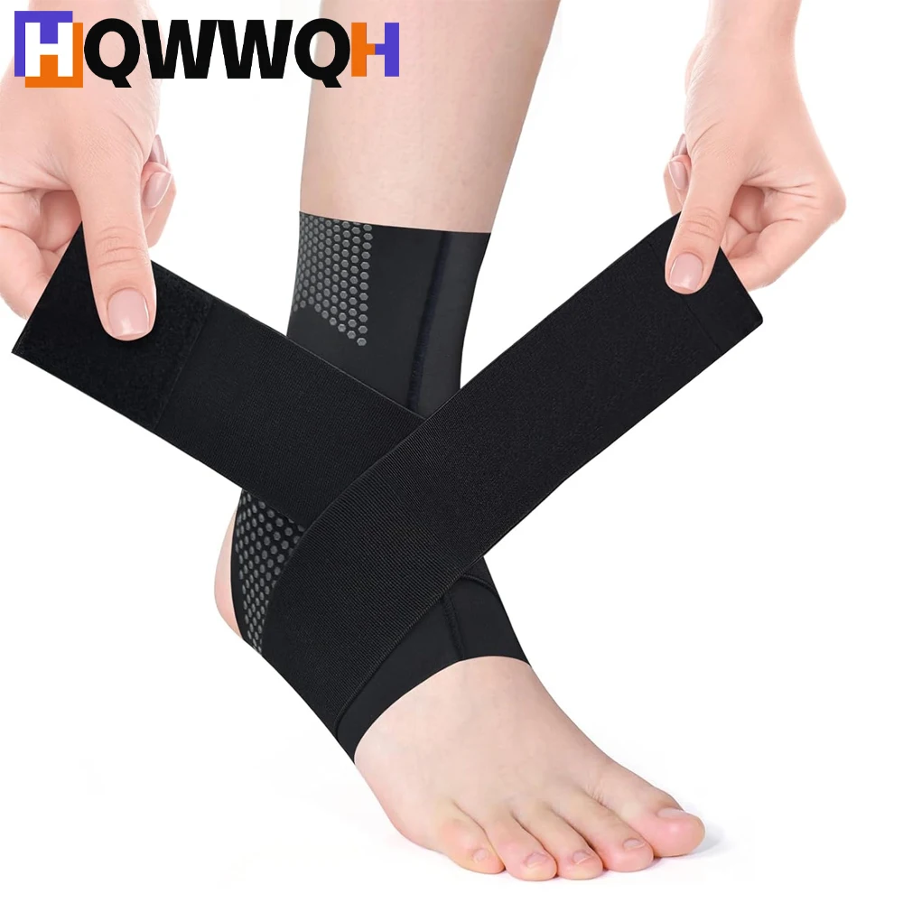 1Pcs Adjustable Compression Ankle Support Men & Women, Strong Ankle ...