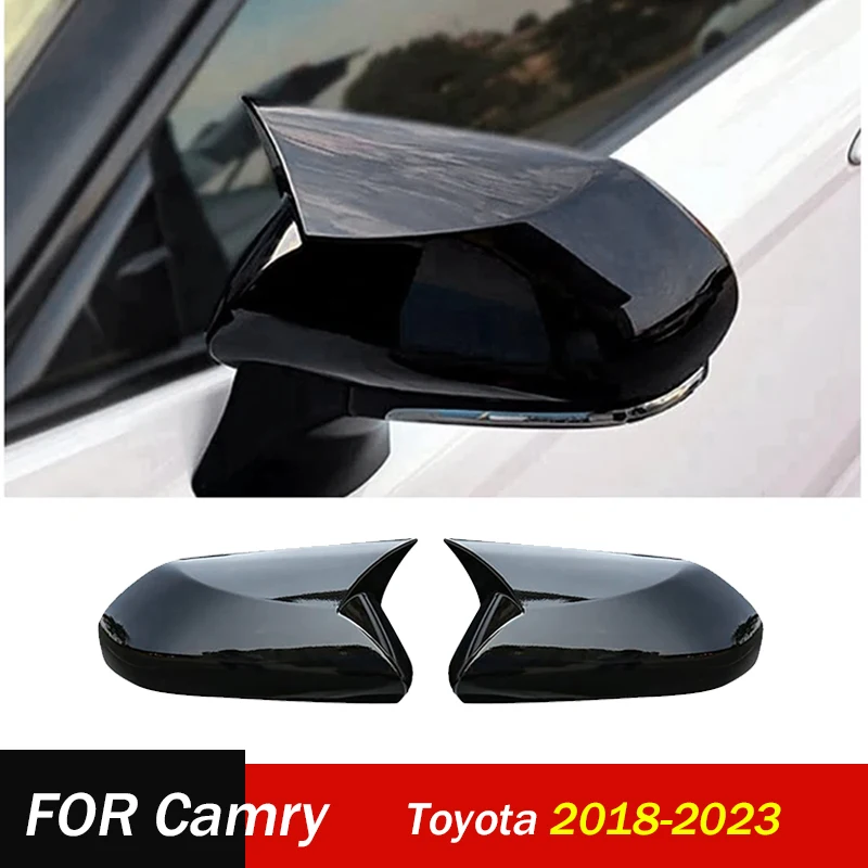 Car-Rearview-Side-Mirror-Cover-Hoods-for-Toyota-Camry-2018-2023-Wing ...