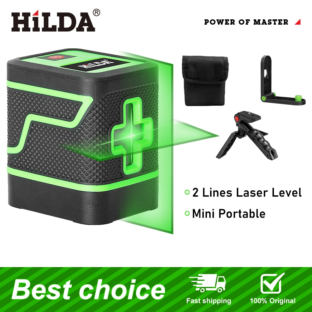 HILDA-Laser-Level-2-Lines-Self-Leveling-Horizontal-And-Vertical-Cross ...