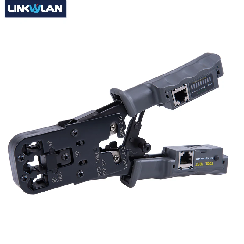 Multiple Network Tool Test 4P 6P 8P Crimper and Cable Map Tester in One ...