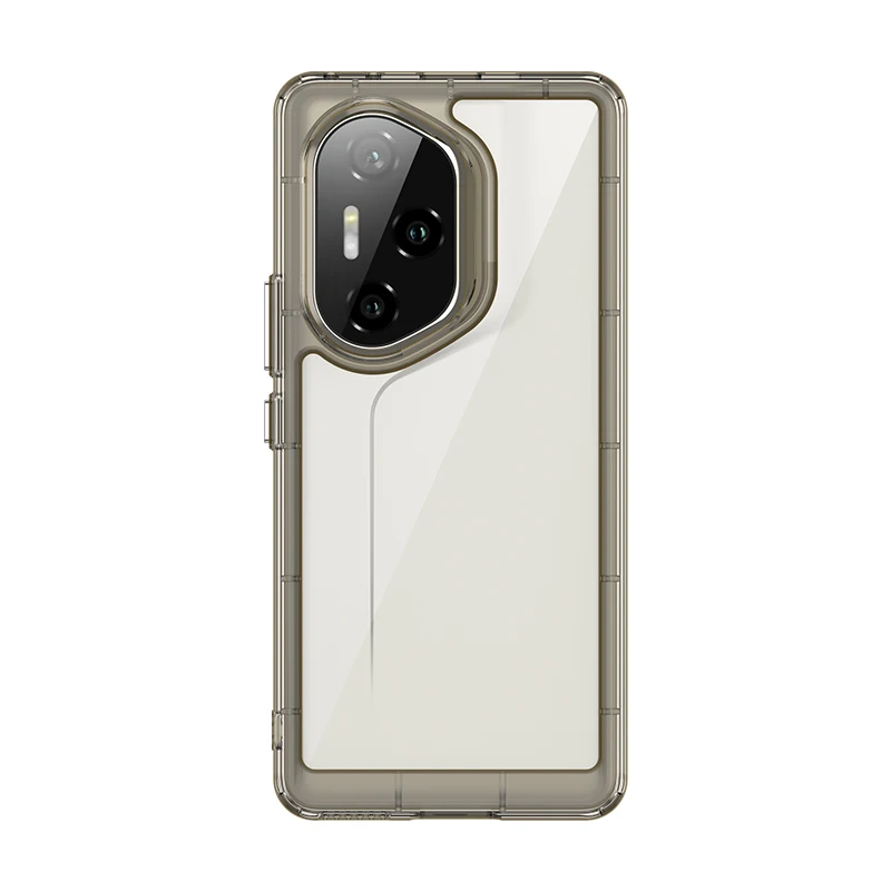 Vibrant Shockproof Protective Phone Case for Honor 300 (Clear-gray)
